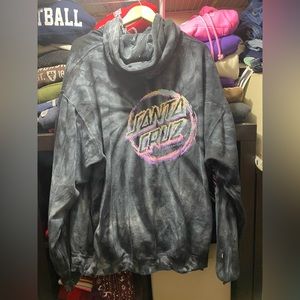 Santa Cruz Skateboards | Shirts | Black And White Tie Die Santa Cruz ...